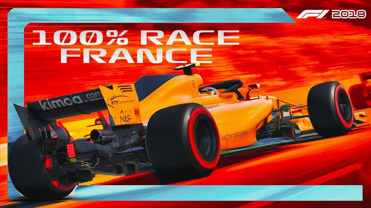 F1 2018 Gameplay: 100% Online Race at France - YouTube