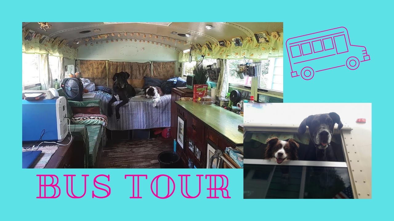 DIY Simple Bus Build Tour - YouTube