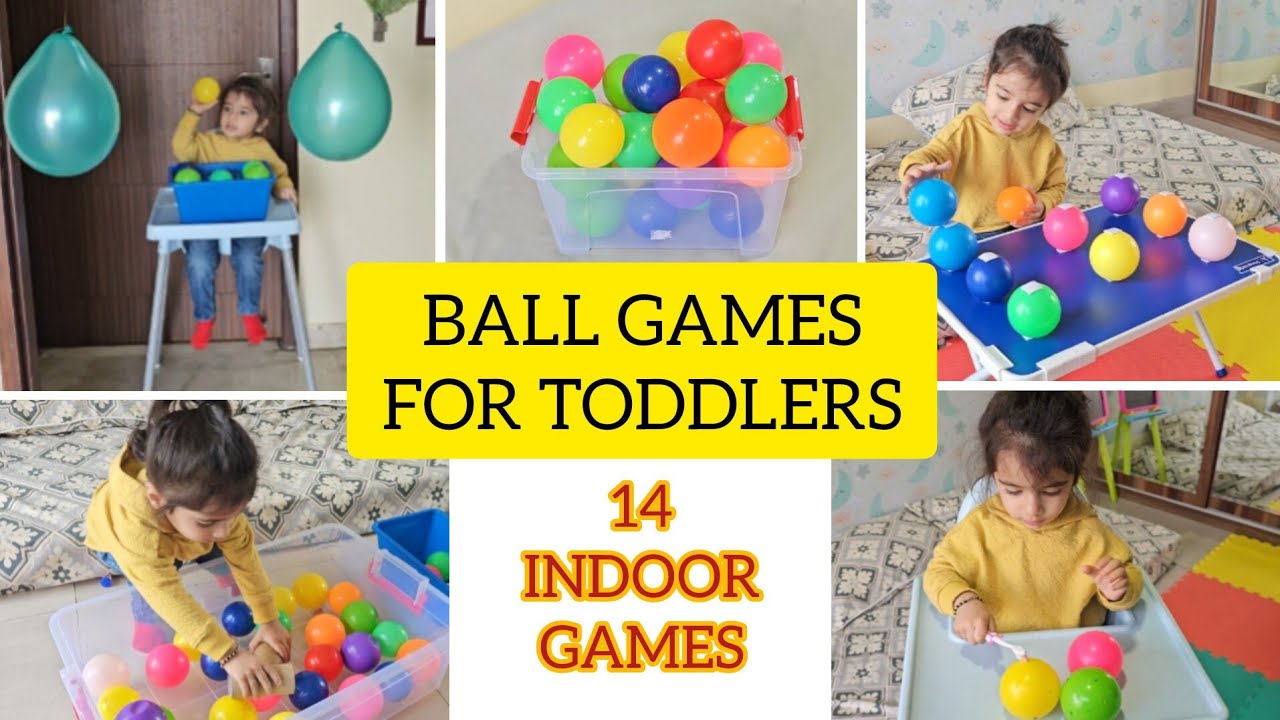 14 Indoor Ball Games For Toddlers #indoor #fun #toddlers - YouTube