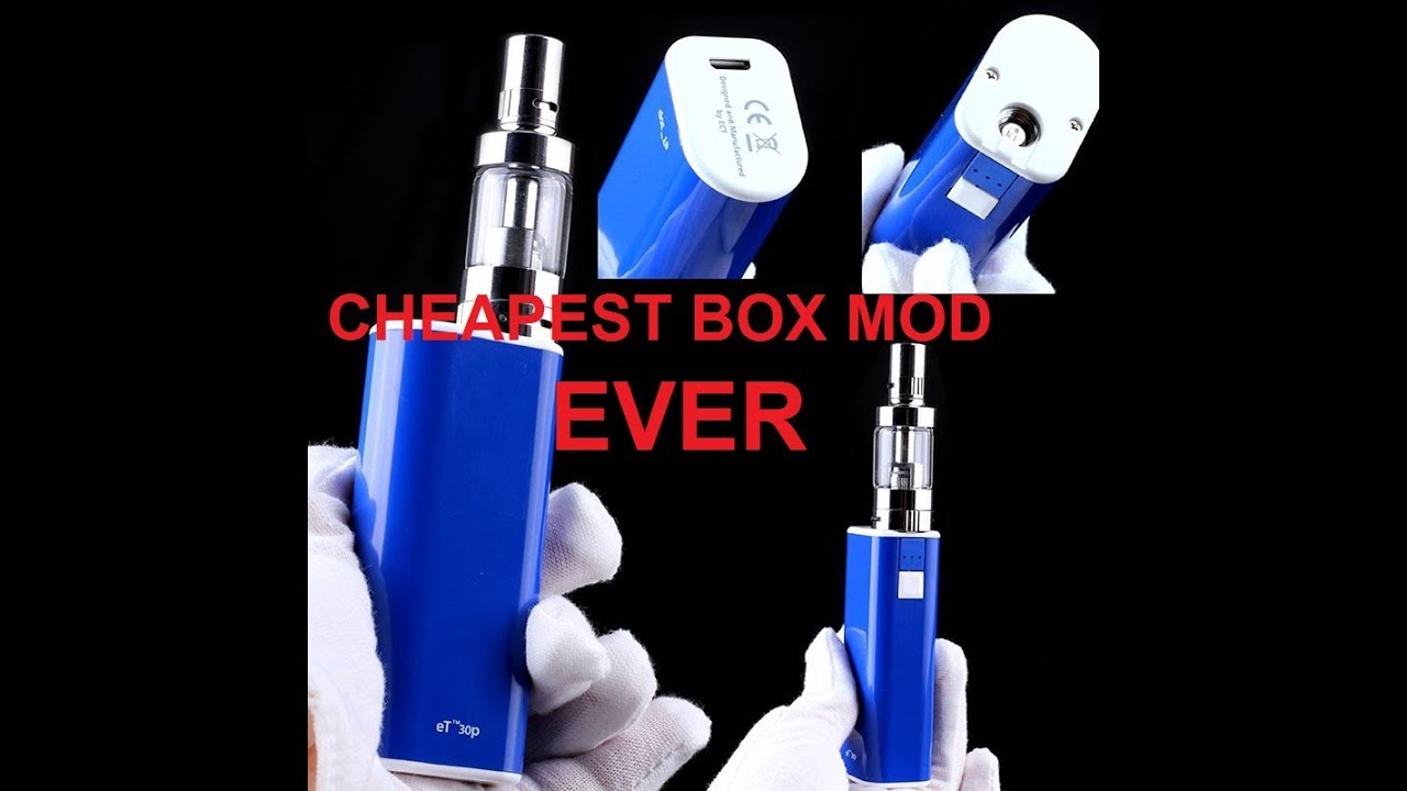 CHEAPEST VAPE BOX MOD - Ect Et 30p KIT - Unboxing - YouTube