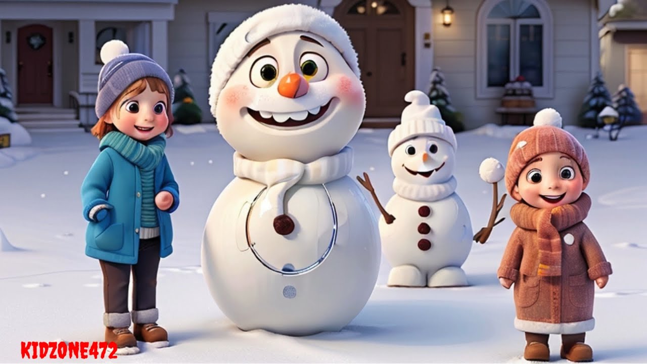Snowman story for kids - YouTube