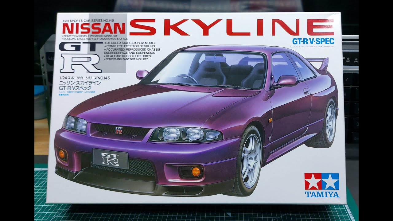 How to build a Tamiya 1/24 Nissan Skyline R33 GT-R Part.1 - YouTube