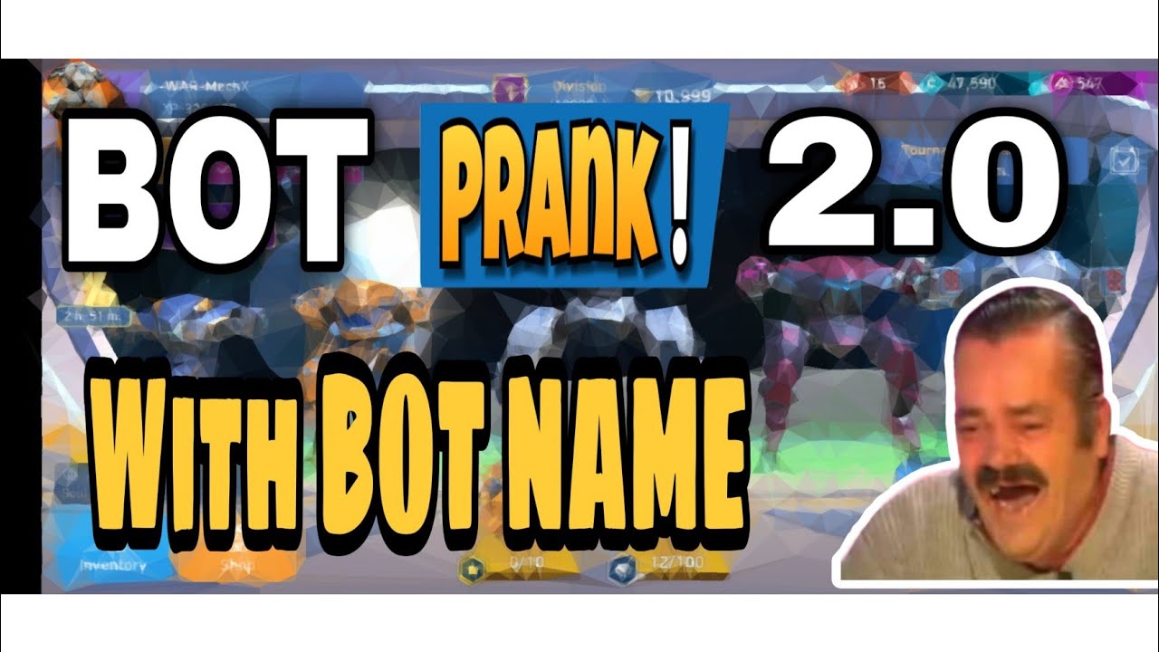 BOT PRANK 2.0 (USING BOT NAME) Against REAL PLAYERS🤣🤣🤣🤣 - YouTube