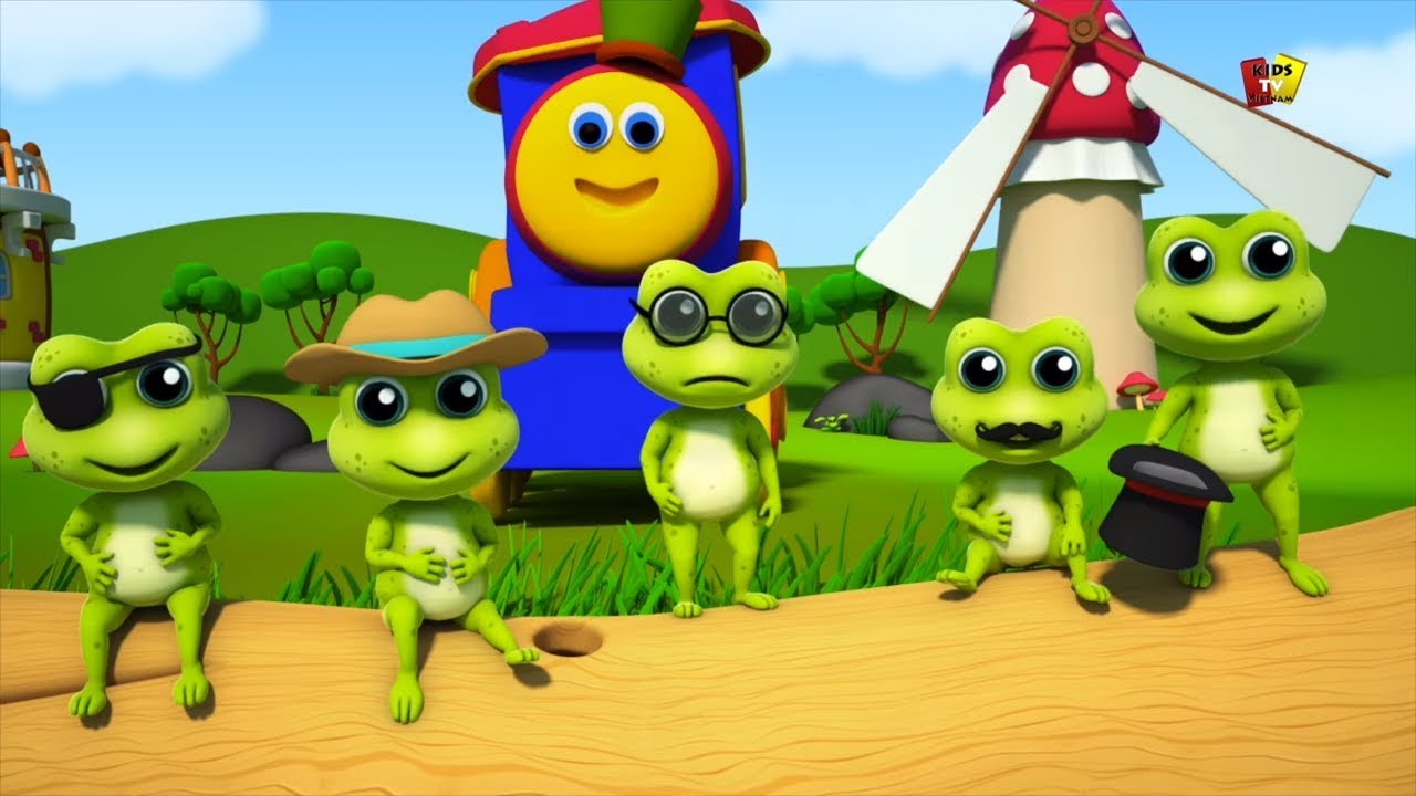 bob tàu | năm con ốc nhỏ đốm | bài hát cho trẻ em | Five Little ...