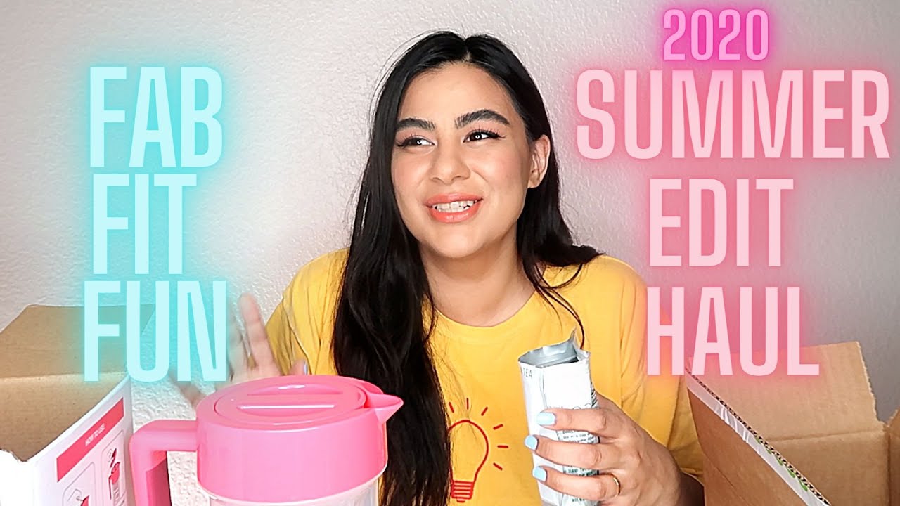 FAB FIT FUN 2020 SUMMER EDIT HAUL - YouTube