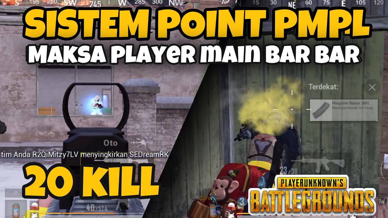 TURNAMEN SISTEM POINT PMPL MEMAKSA PLAYER MAIN BAR BAR - YouTube