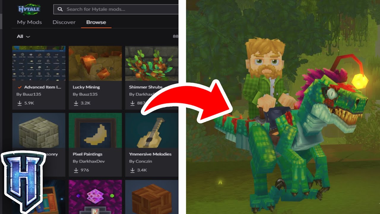 How To Download Mods On Hytale! (EASY) - Tutorial - YouTube
