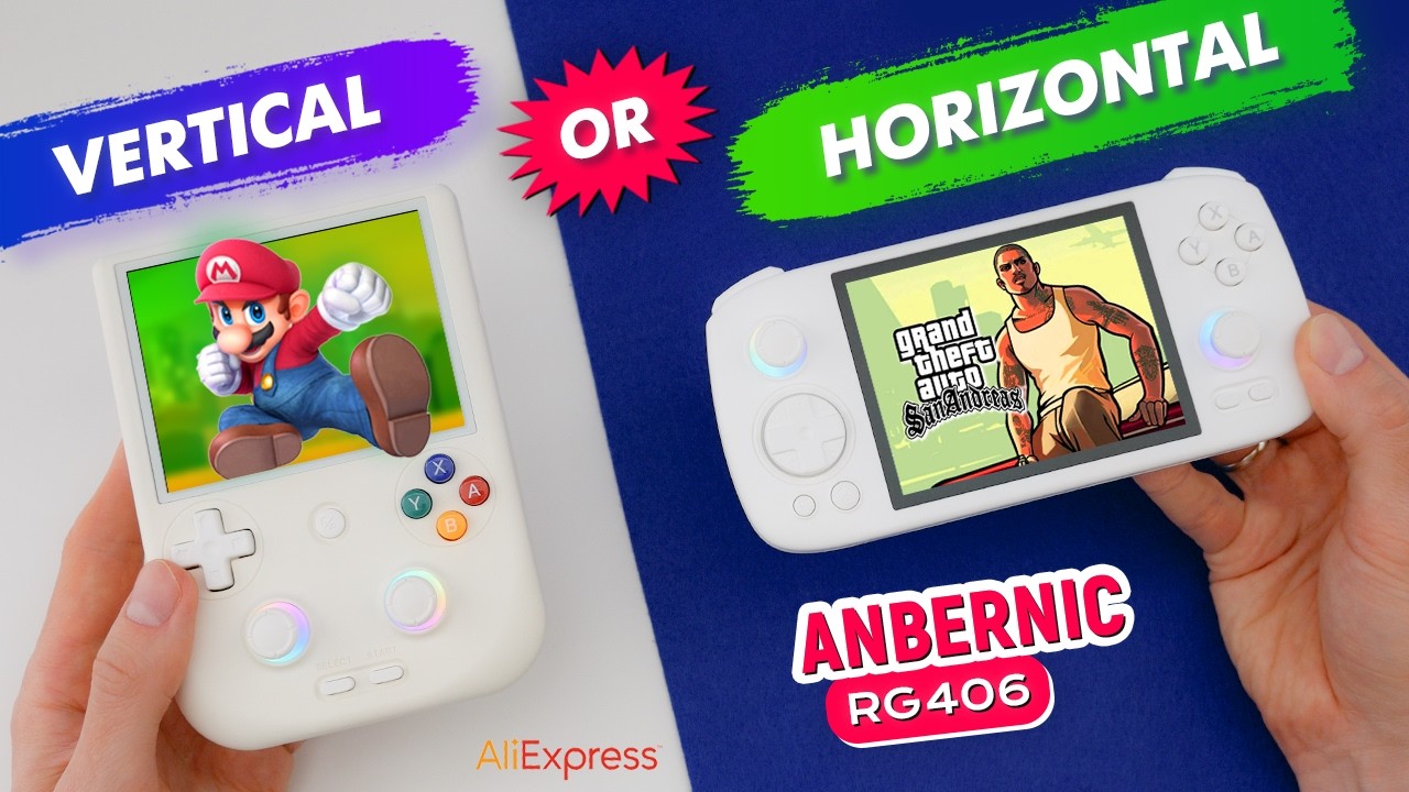 Anbernic RG406 Vertical vs Horizontal – WHICH ONE’S BETTER? Full Review ...