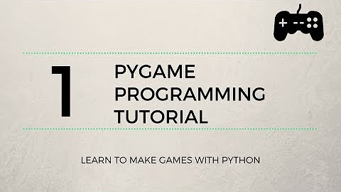 Pygame Programming Tutorials - YouTube