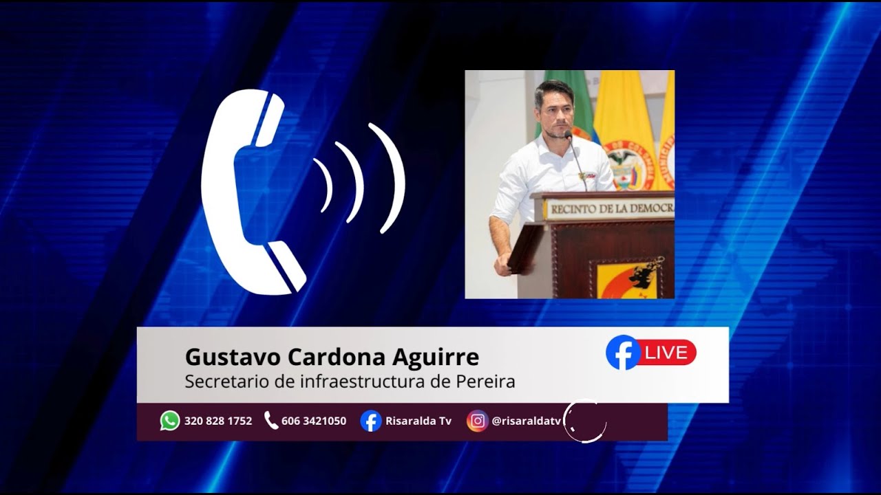 Gustavo Cardona Aguirre - Secretario de Infraestructura de Pereira ...