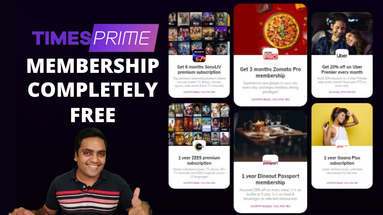 How to get Timesprime membership for free | Free OTT subscription - YouTube