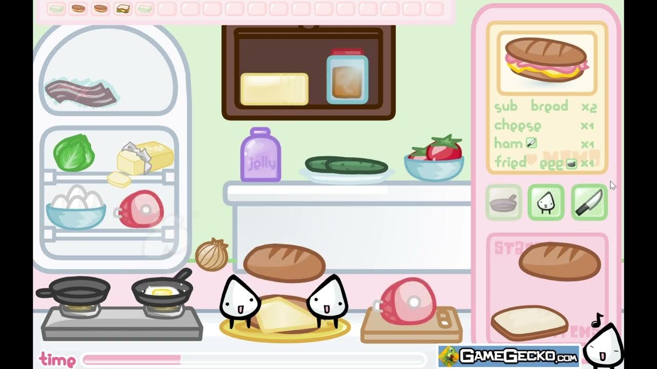 Sandwich Cooking Game - YouTube