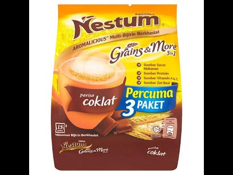 Nestle Nestum Chocolate Grains & More 3 in 1 Chocolate Flavor ...