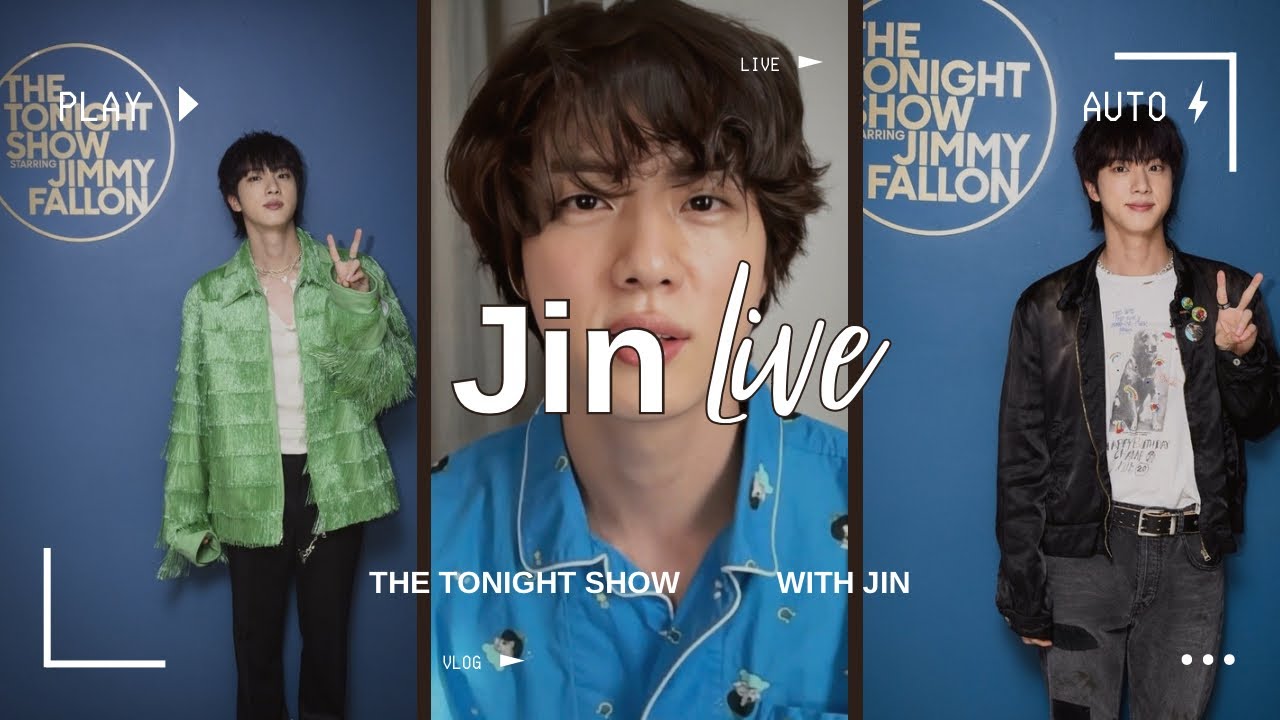 BTS Jin Live From New York! | The Tonight Show | BTS Army - YouTube