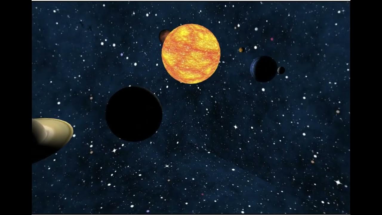 3D Solar System representation using WebGL - YouTube