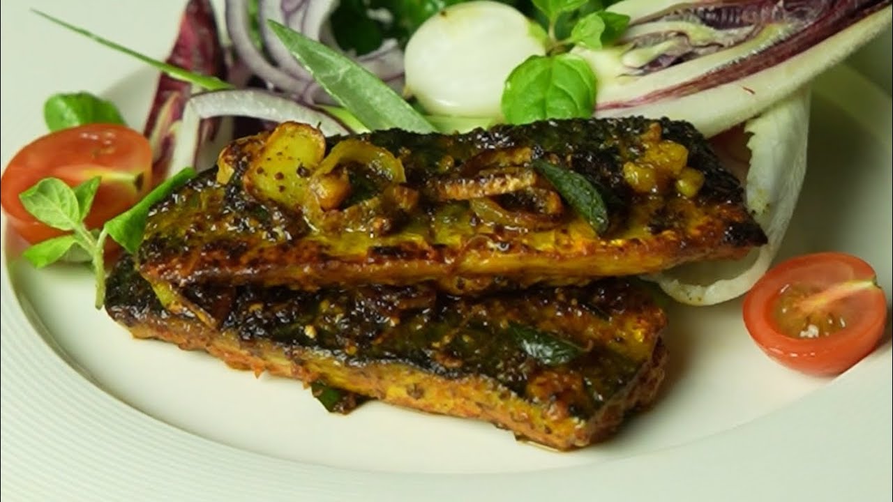 Pan-fried mackerel fillets - YouTube