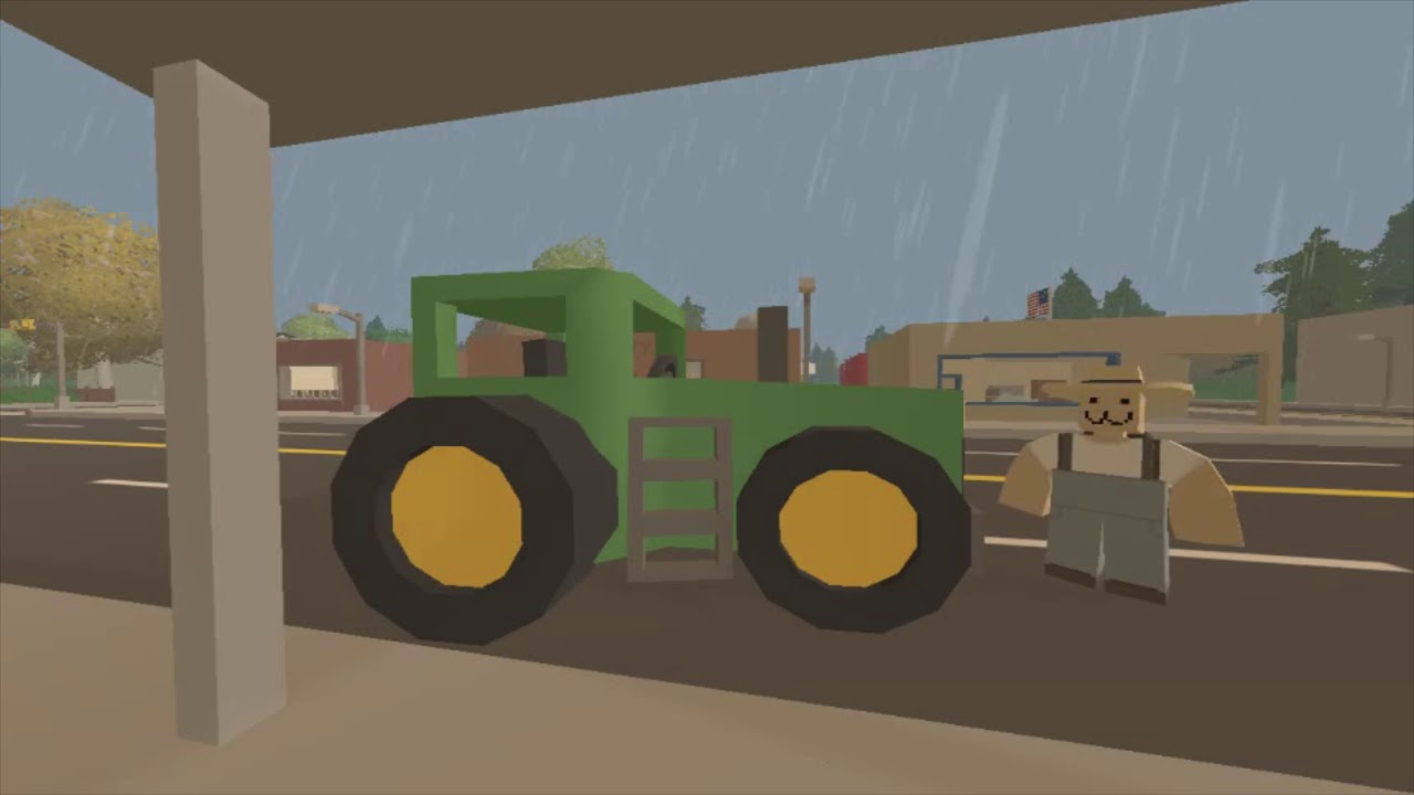 Unturned | Big Green tractor - YouTube