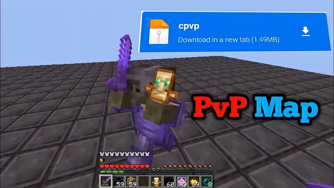 Crystal PvP Map For Pojav Launcher || - YouTube