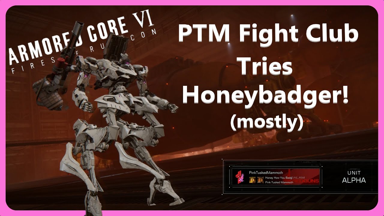 PTM Fight Club Tries Honeybadgers in Armored Core 6! - YouTube