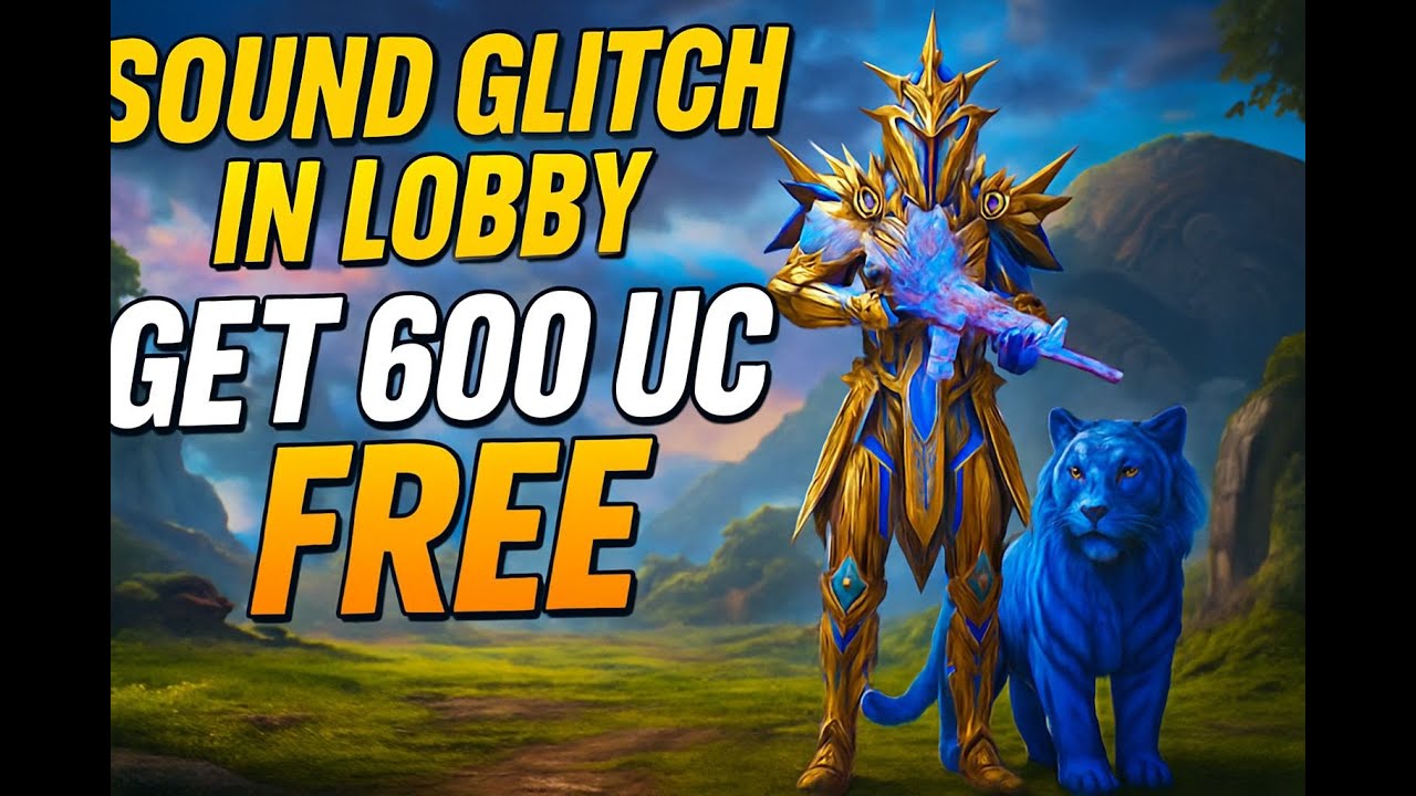 "Unbelievable BGMI Sound Glitch in Lobby - Claim Your FREE 600 UC Now ...
