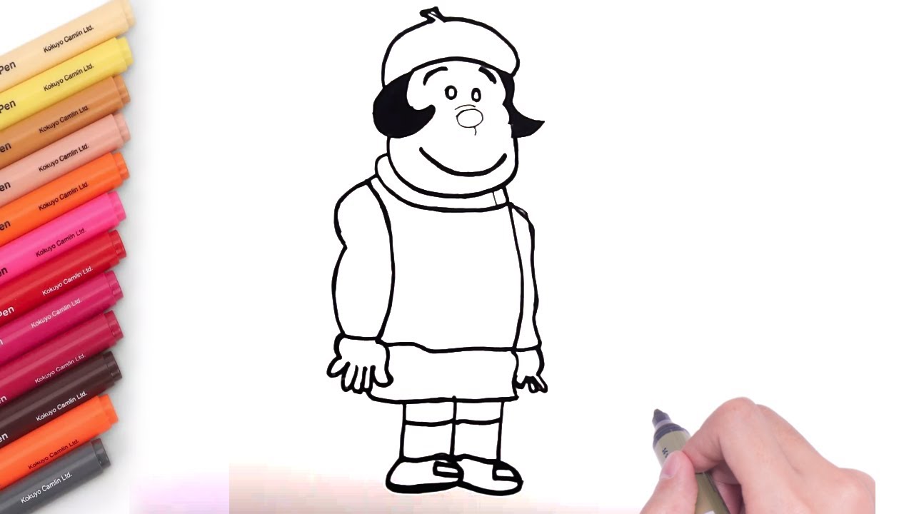 How to Draw Jaiko I Simple & Easy drawing I Animated Jaiko Drawing l ...