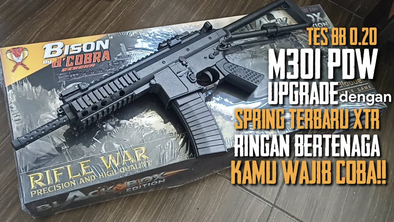 M301 PDW UPGRADE TES BB 0.20 DENGAN SPRING TERBARU XTR JEMBER STORE # ...