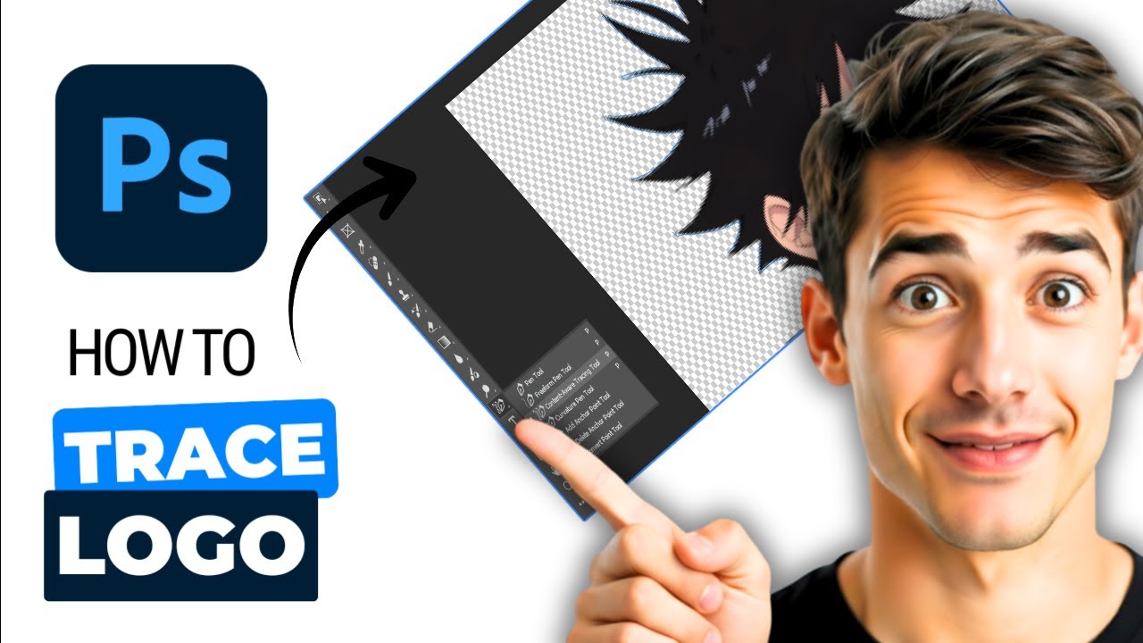 How To Trace A Logo In Photoshop (Easiest Way) (2026 Guide) - YouTube