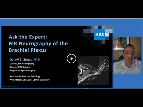 GE MR Clinical Webinar: MR Neurography of the Brachial Plexus – Darryl ...