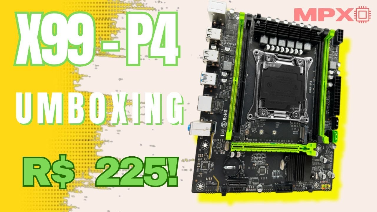 Z-SUS X99 P4: Placa mãe barata para o Kit Xeon 2680 v4. - YouTube