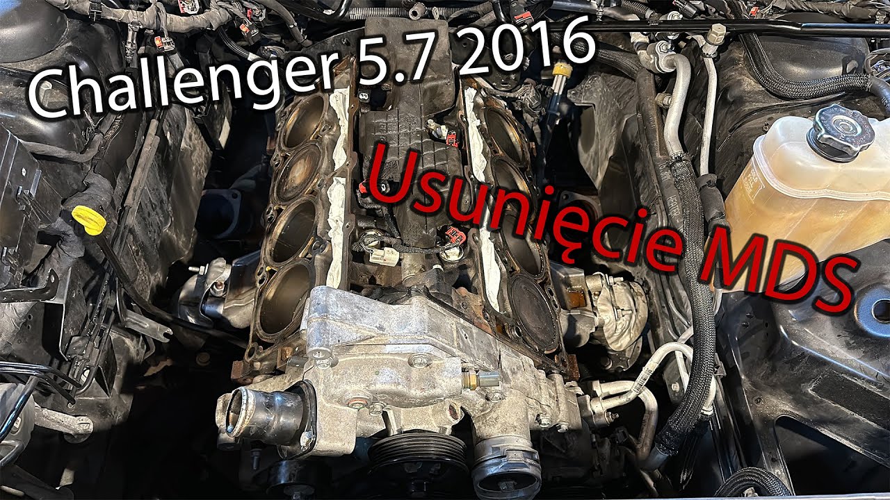 Dodge Challenger 5.7 - usuwamy MDS - YouTube