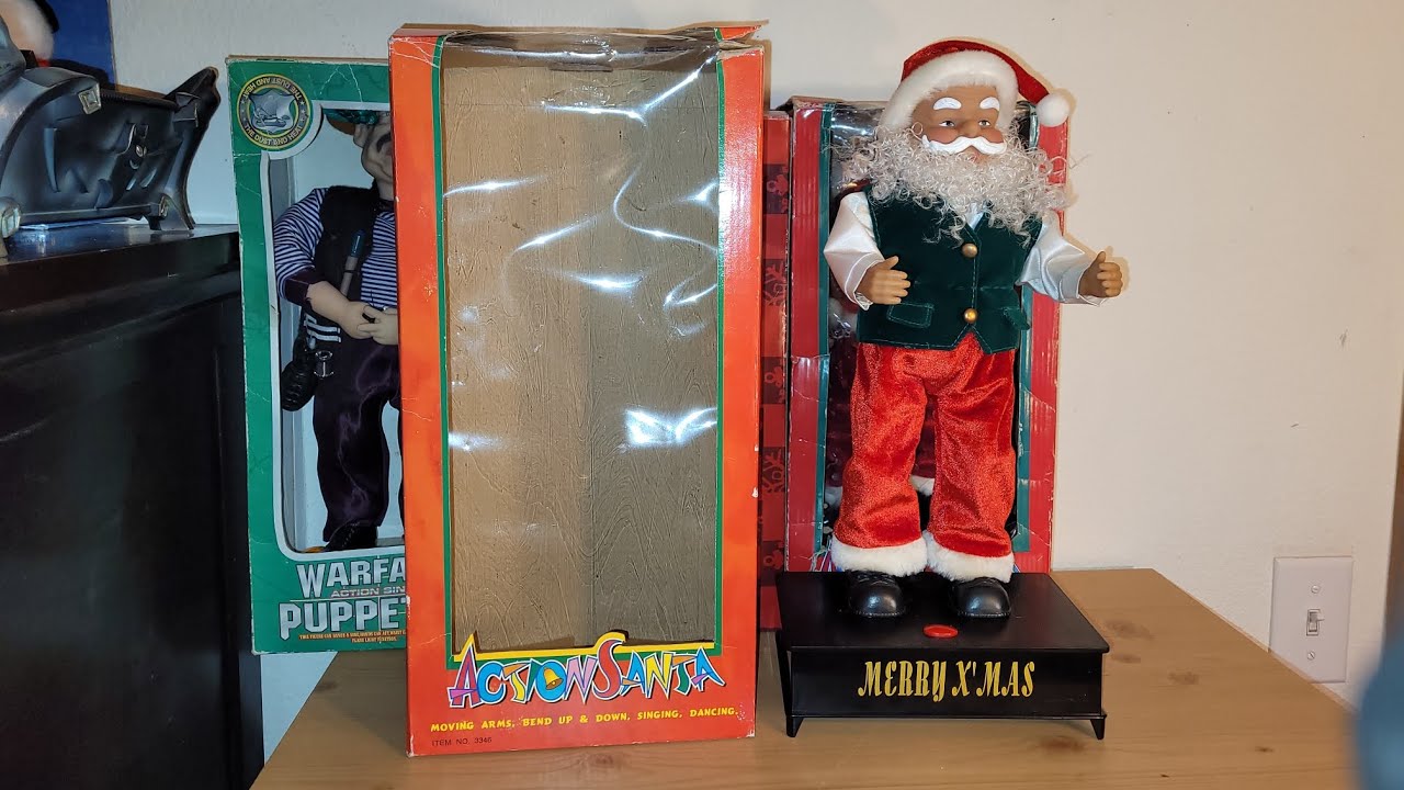 Animated hispanic fuzzy beared action santa- "come on santa" - YouTube