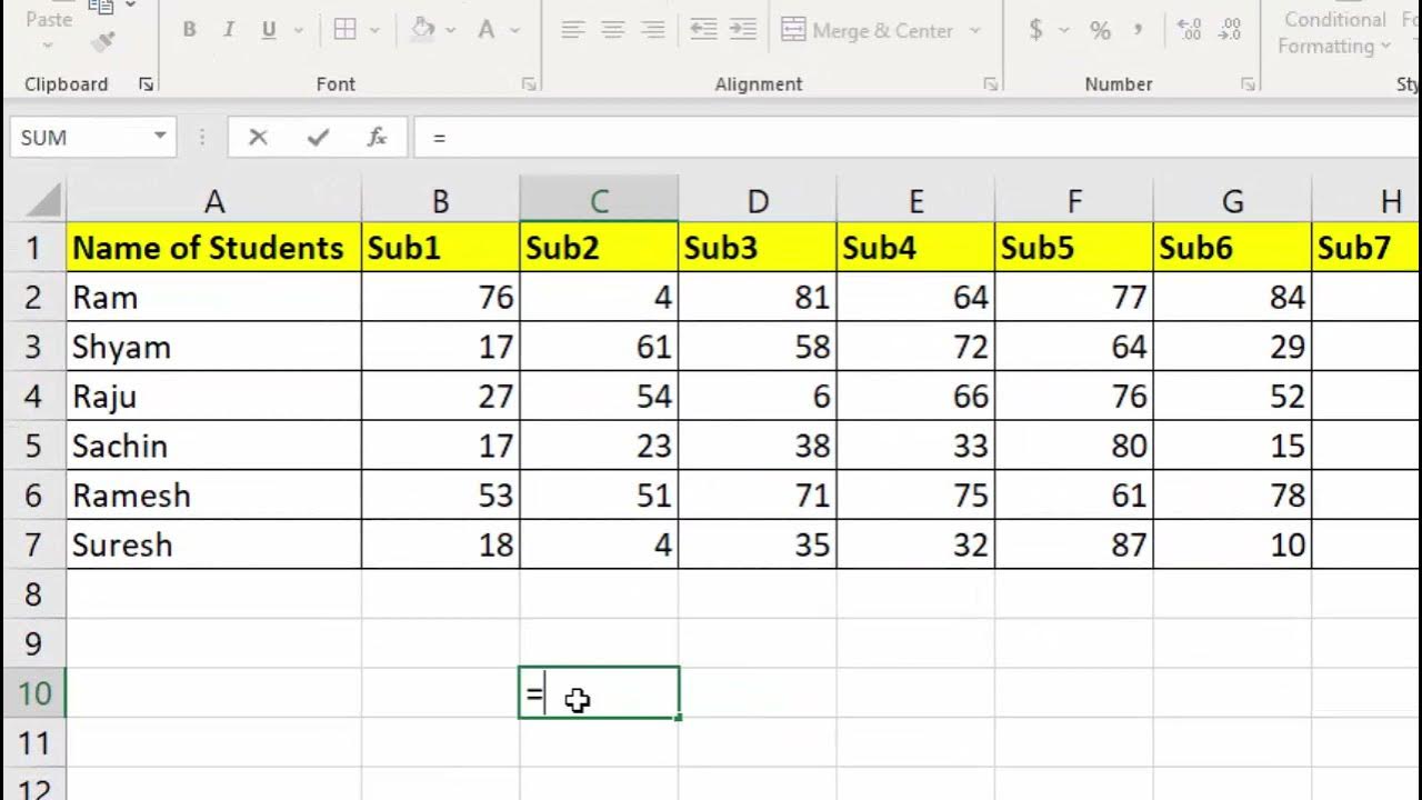 Hlookup with dropdown List in Microsoft Excel 2019@COMPUTEREXCELSOLUTION - YouTube