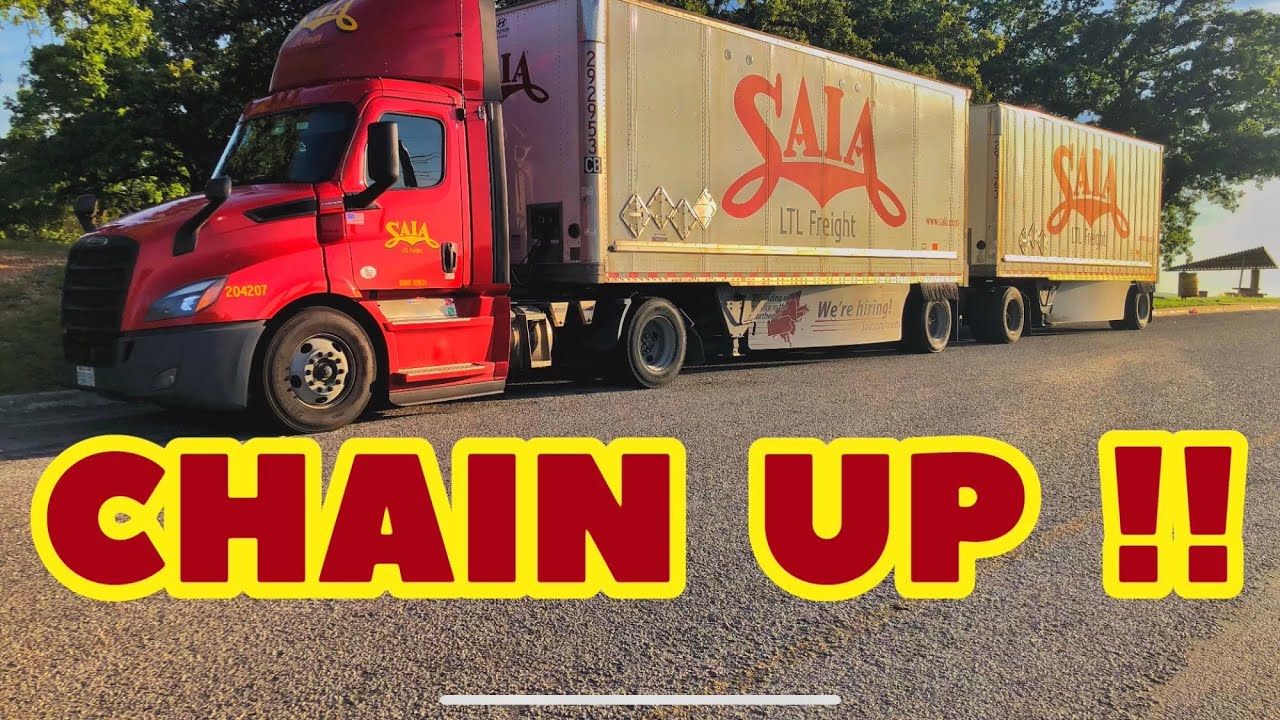 TRUCKING Chain Laws Are Here YouTube