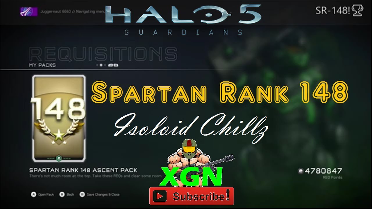 Halo 5 Spartan Rank 148 pack opening with Fiesta, Team Arena, HCS and ...