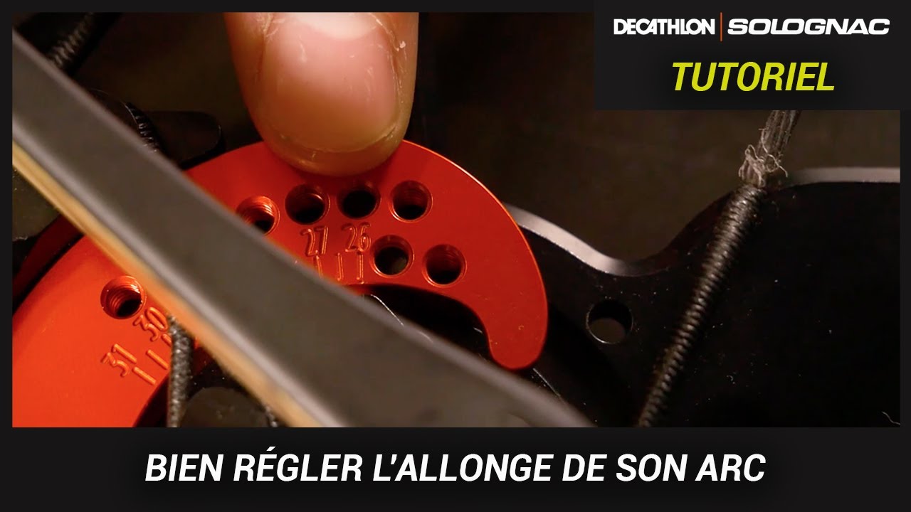 RÉGLER L'ALLONGE DE SON ARC DE CHASSE - YouTube