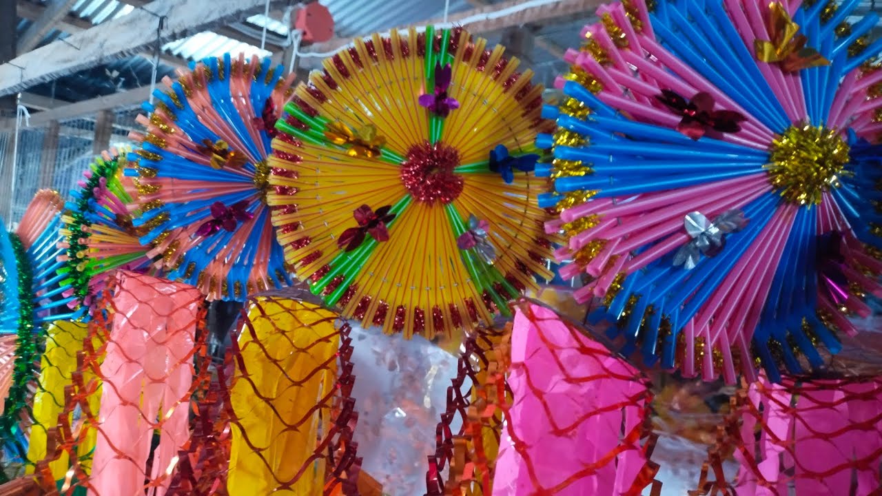Step by step/How to make Christmas lantern out of drinking straw/small ...