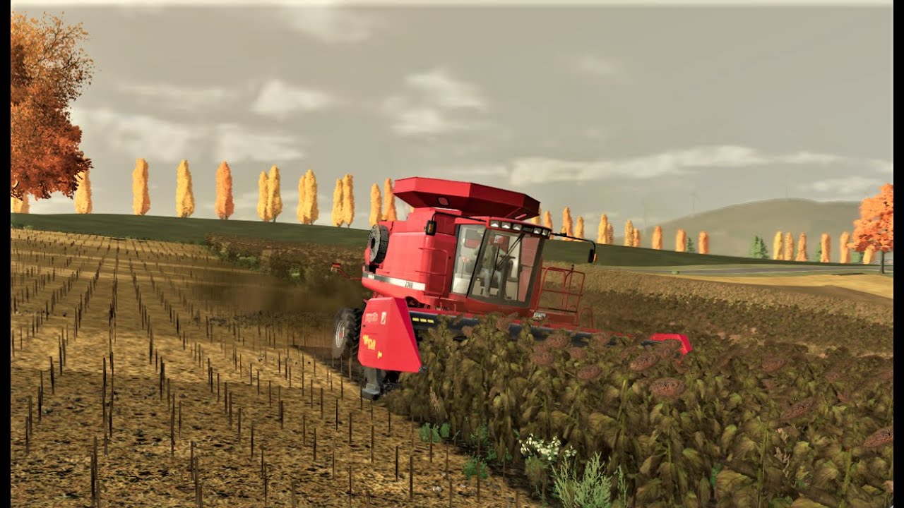 CASE 2388 WITH REAL WORKING IN FAMR NEW LAND,Farming Simulator 22, MEAN ...