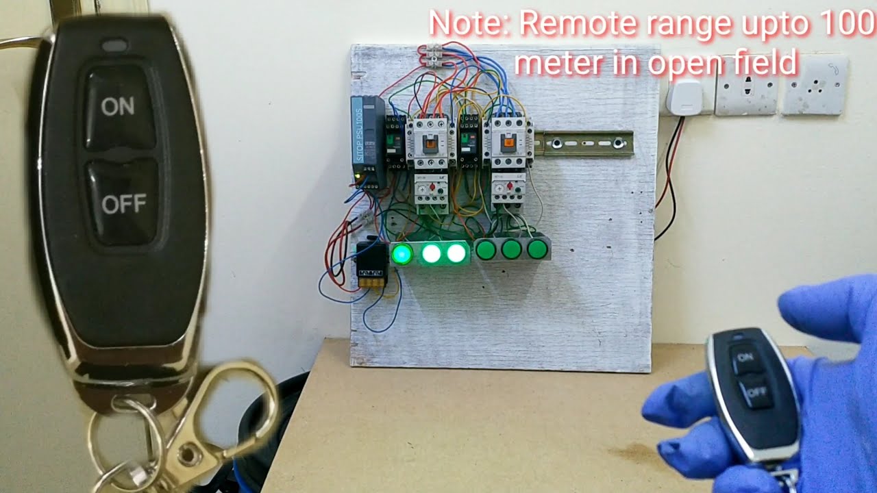 Two Contactor Using Remote Control Alternate Function (English Subtitle ...