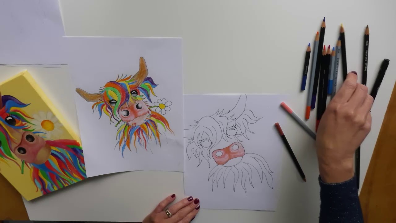 Highland Cow Tutorial 2 of 3 - YouTube