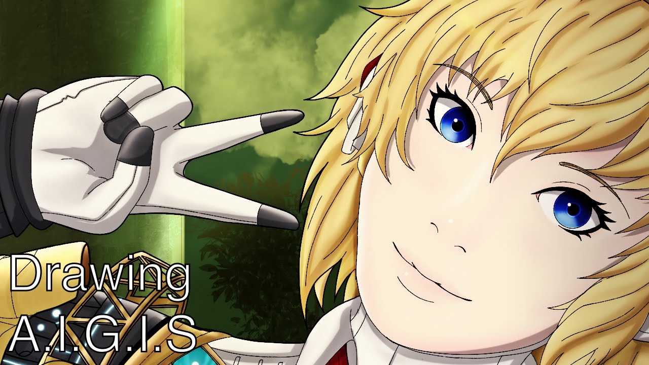Drawing Aigis from Persona 3 - YouTube