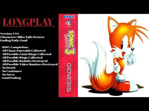 Sonic The Hedgehog 3 ( USA) (Sega Genesis) - (LongPlay - Tails Alone ...
