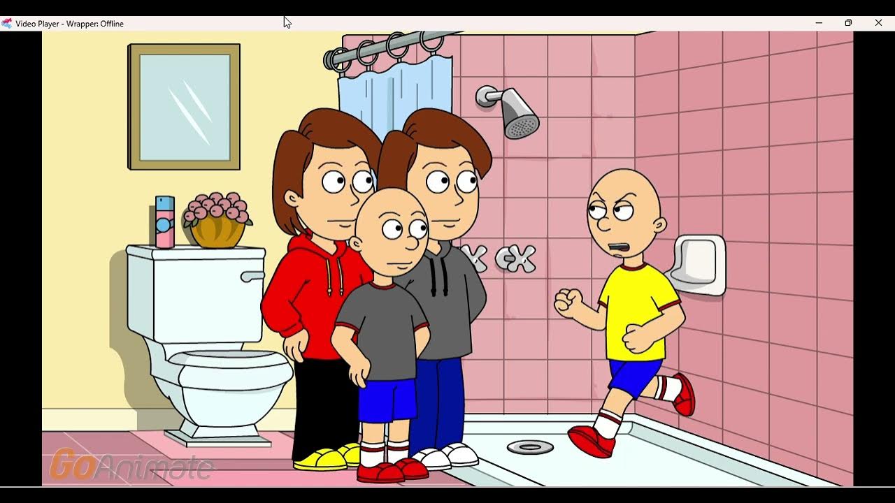 Coris, Toris and Classic Caillou give Caillou a punishment day/grounded - YouTube
