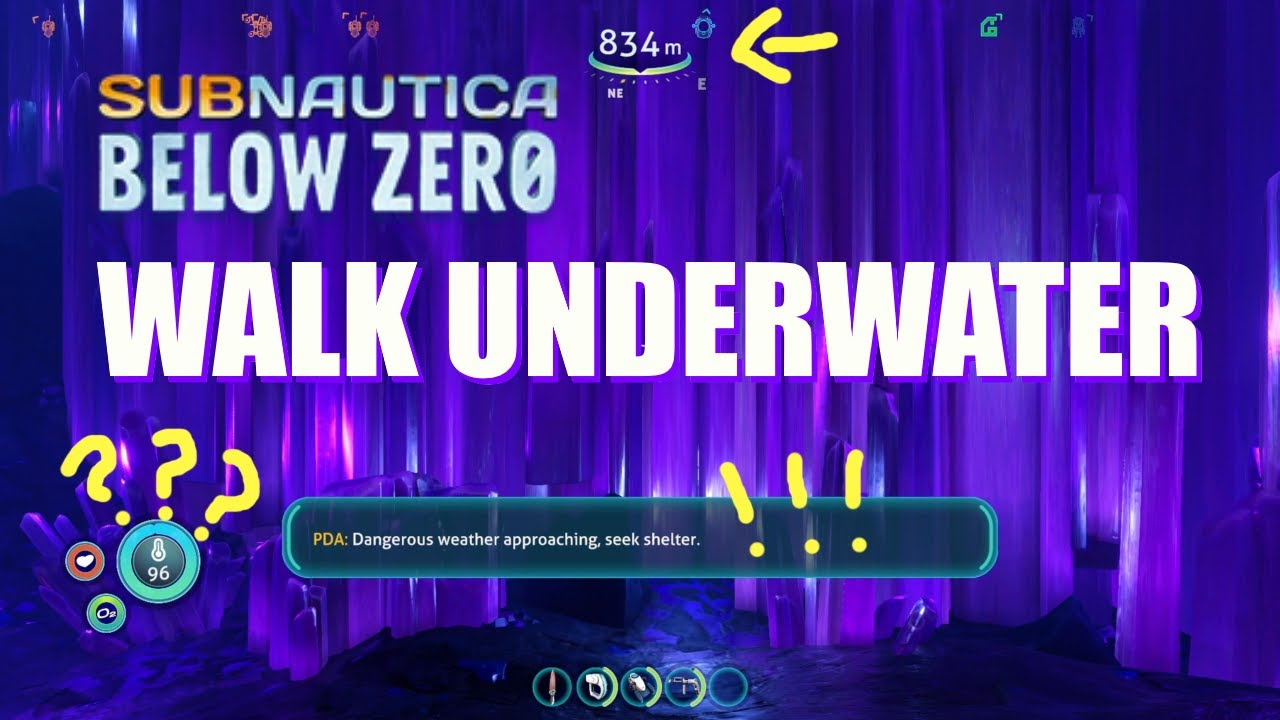 🚶How to walk under water🌊 in Subnautica Below Zero! (glitch/spoilers) - YouTube