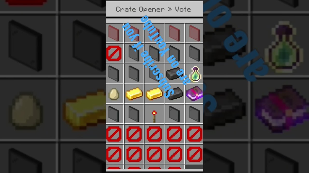 Vote Crate Day 34 SB737 Surver #shorts #minecraft #sb737 #mcpe # ...