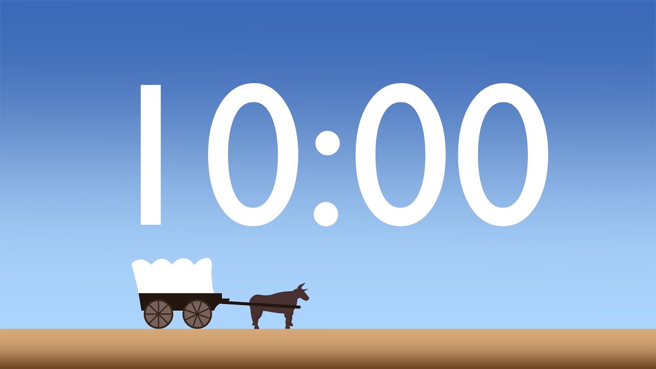 Wagon Trail | 10 Minute Countdown Timer - YouTube