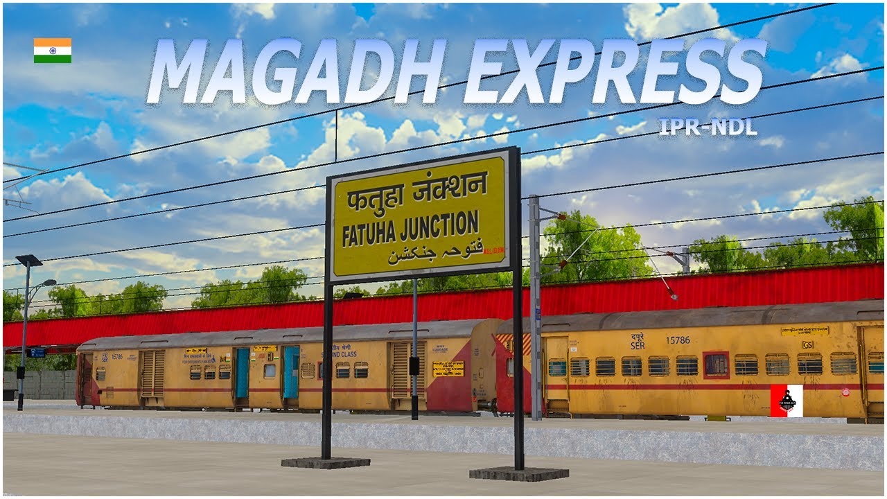 20801 Magadh Express #indianrailways #gzbwap7 #railworks #livestream # ...