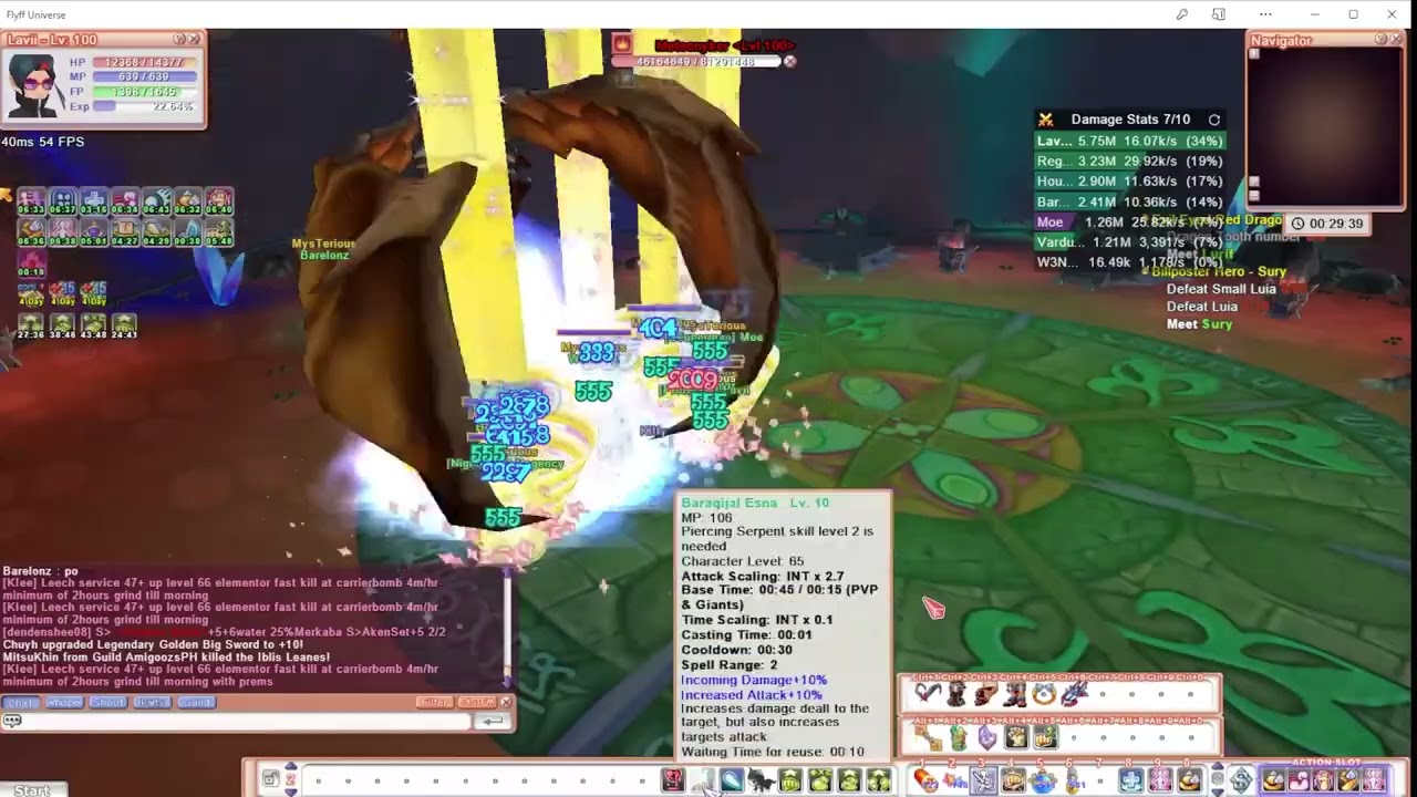 Flyff Universe Meteonyker Dungeon #2 UNIQE ITEM DROPPED! - YouTube