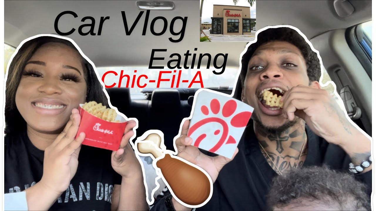 Car Vlog: Eating Chic Fil A - YouTube