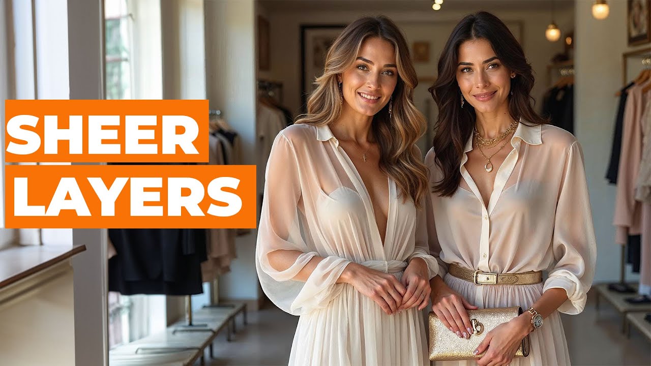 Sheer Layers: Delicate Fabrics for Layering Over Dresses and Tops for ...