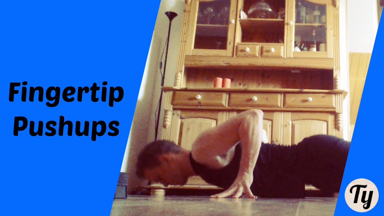 How to do Finger Tip Push Ups! (Great Exercise for STRONG Hands!) - YouTube